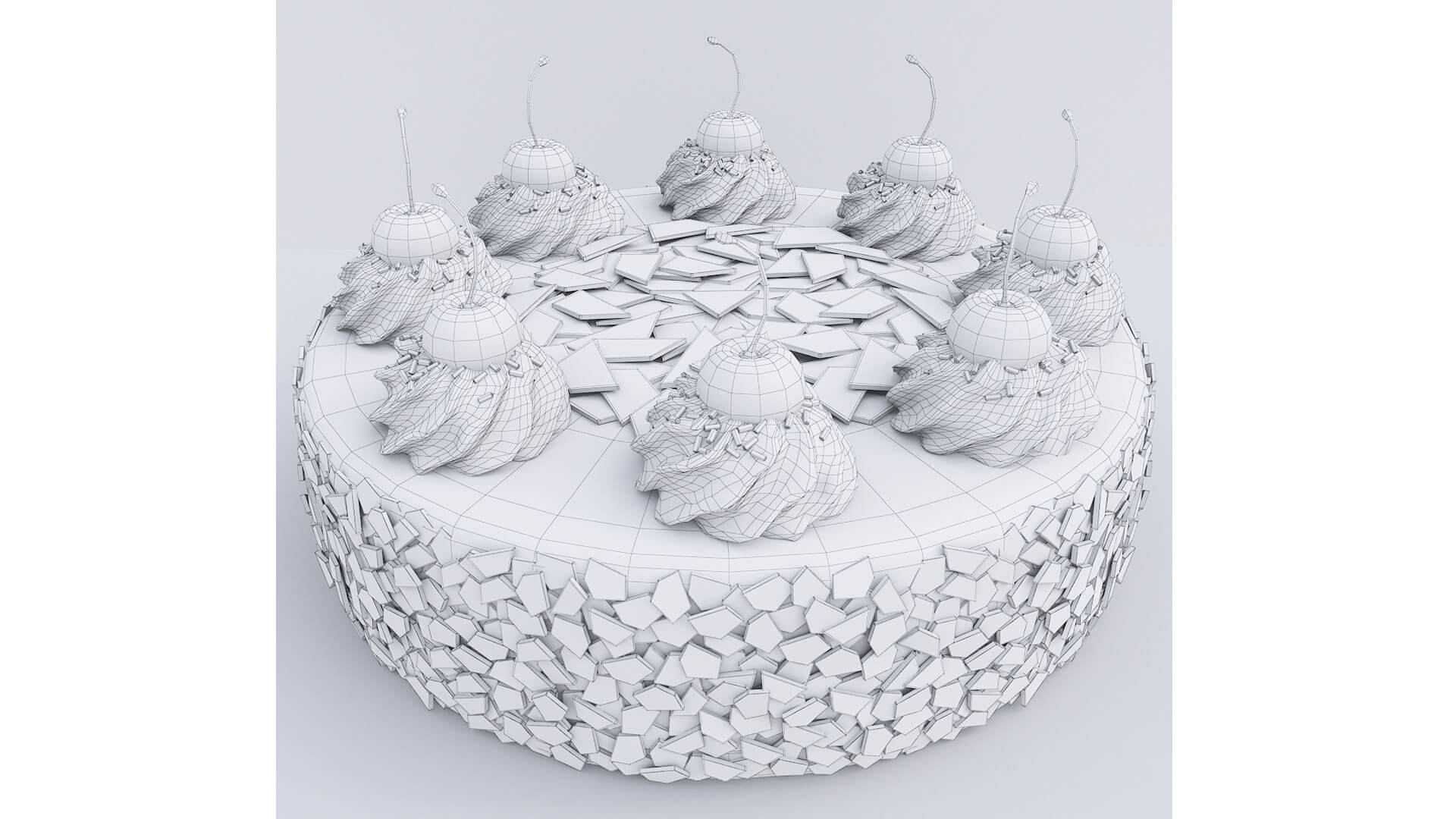 Cake Collection 2 - 3D Model by Xandra Fox