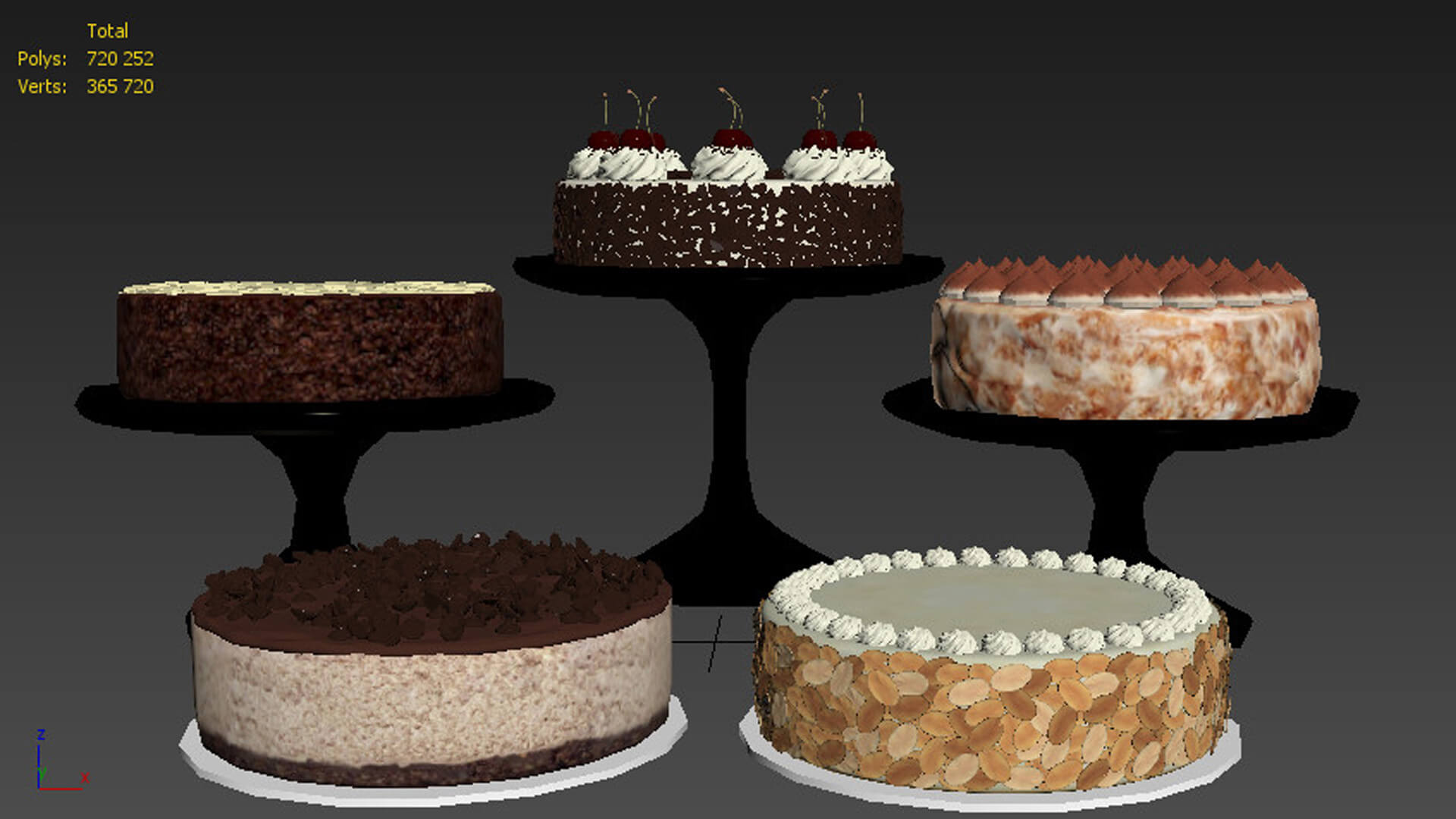 Cake Collection 2 - 3D Model by Xandra Fox