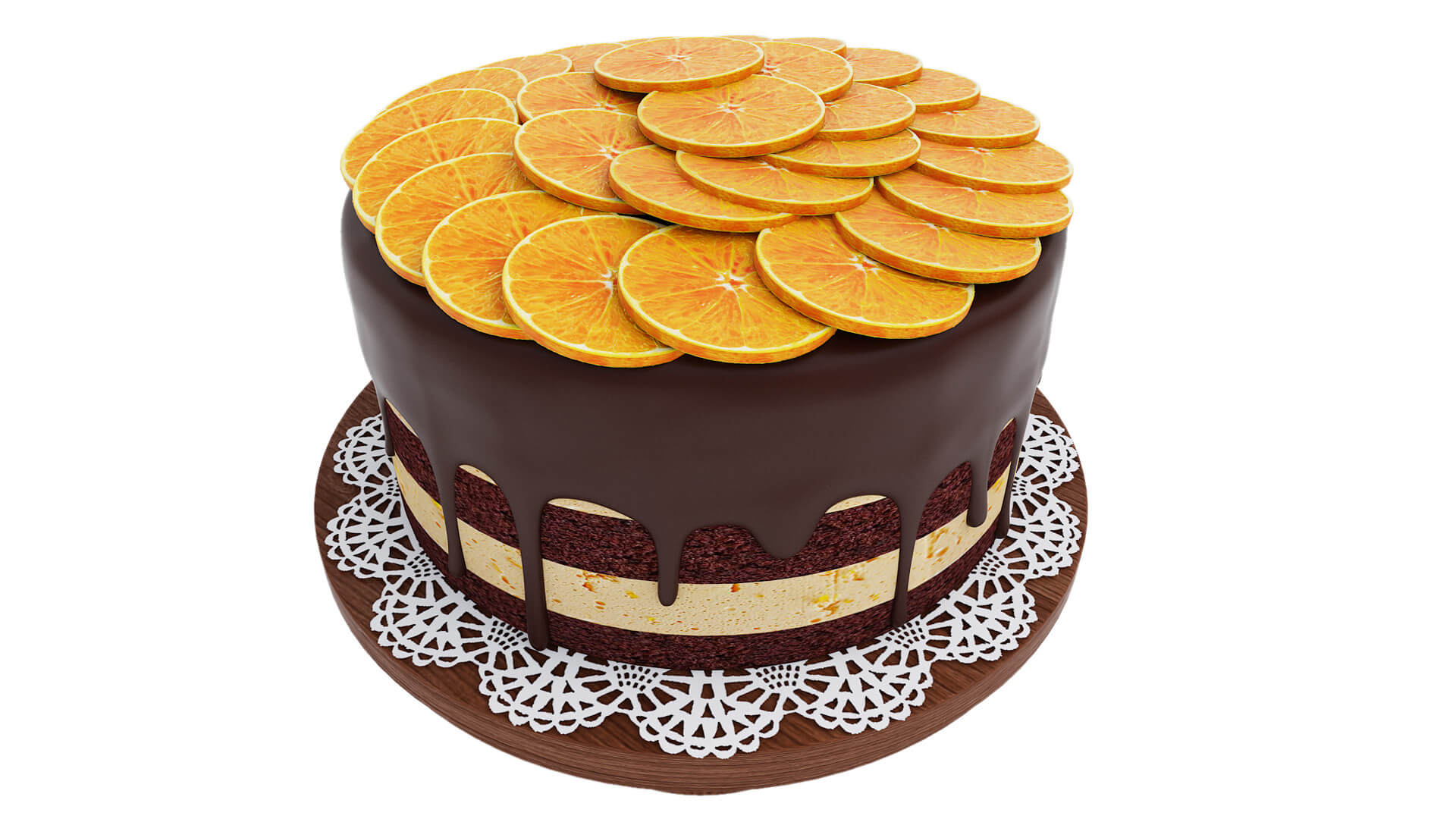 Chocolate Cakes - 3D Model by Xandra Fox