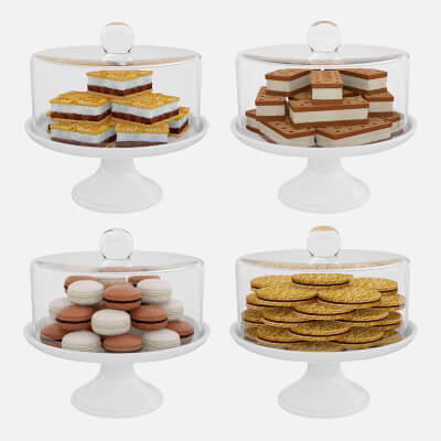 Cookie Stand Collection - 3D Model by Xandra Fox