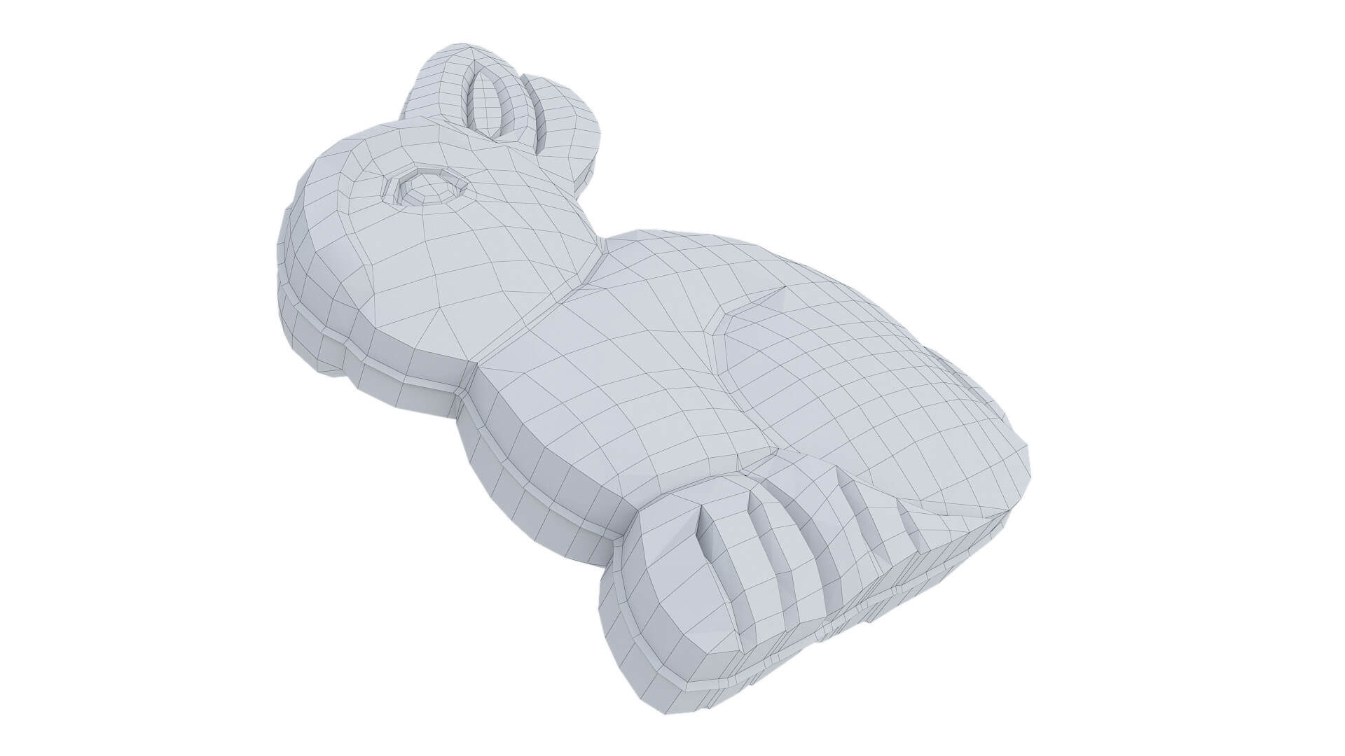 Easter Chocolate Bunny - 3D Model by Xandra Fox