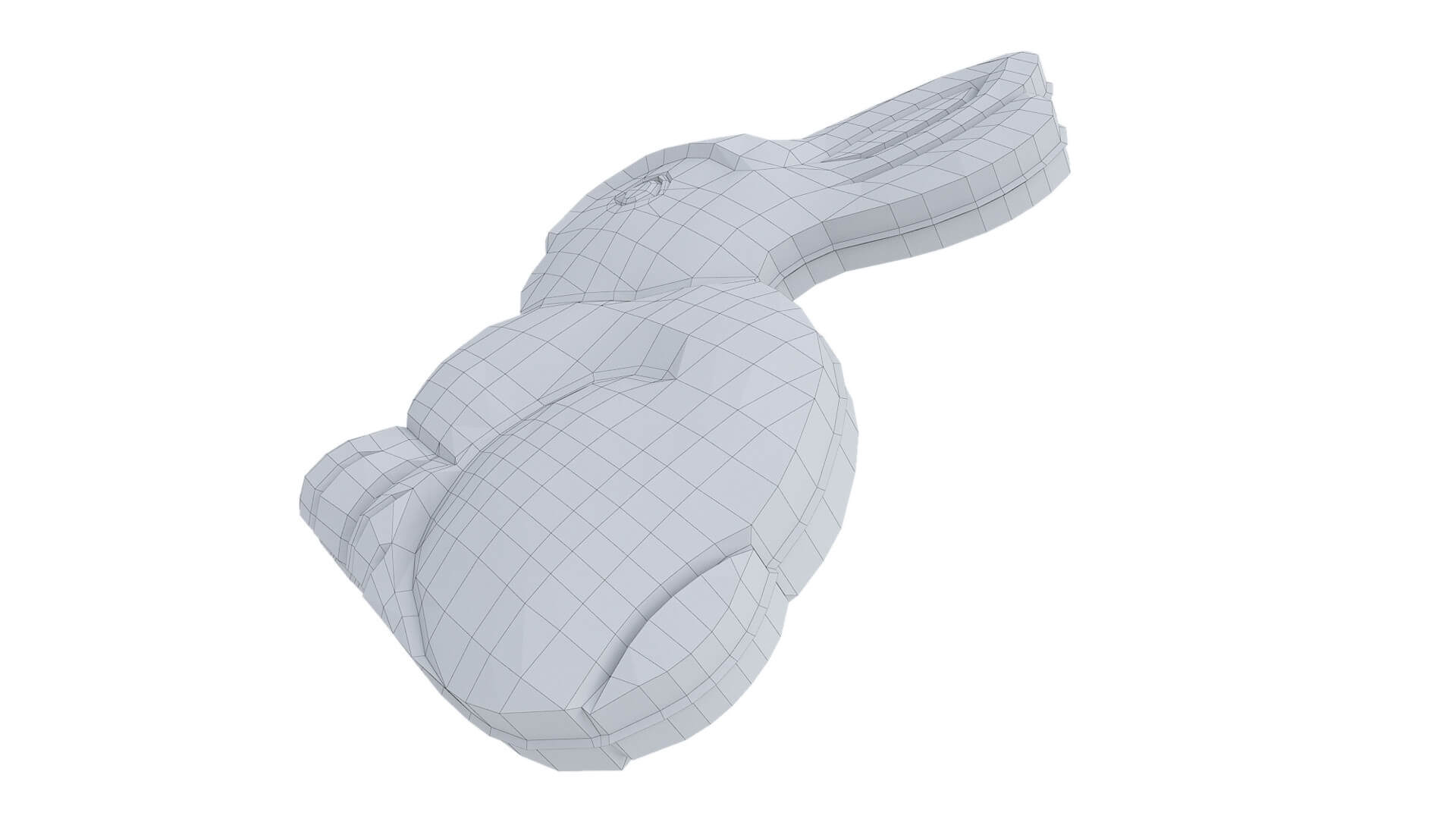 Easter Chocolate Bunny - 3D Model by Xandra Fox