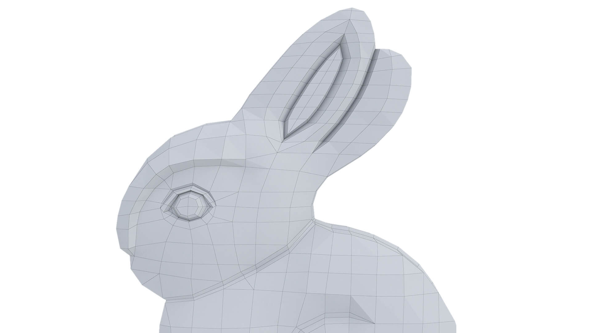 Easter Chocolate Bunny - 3D Model by Xandra Fox