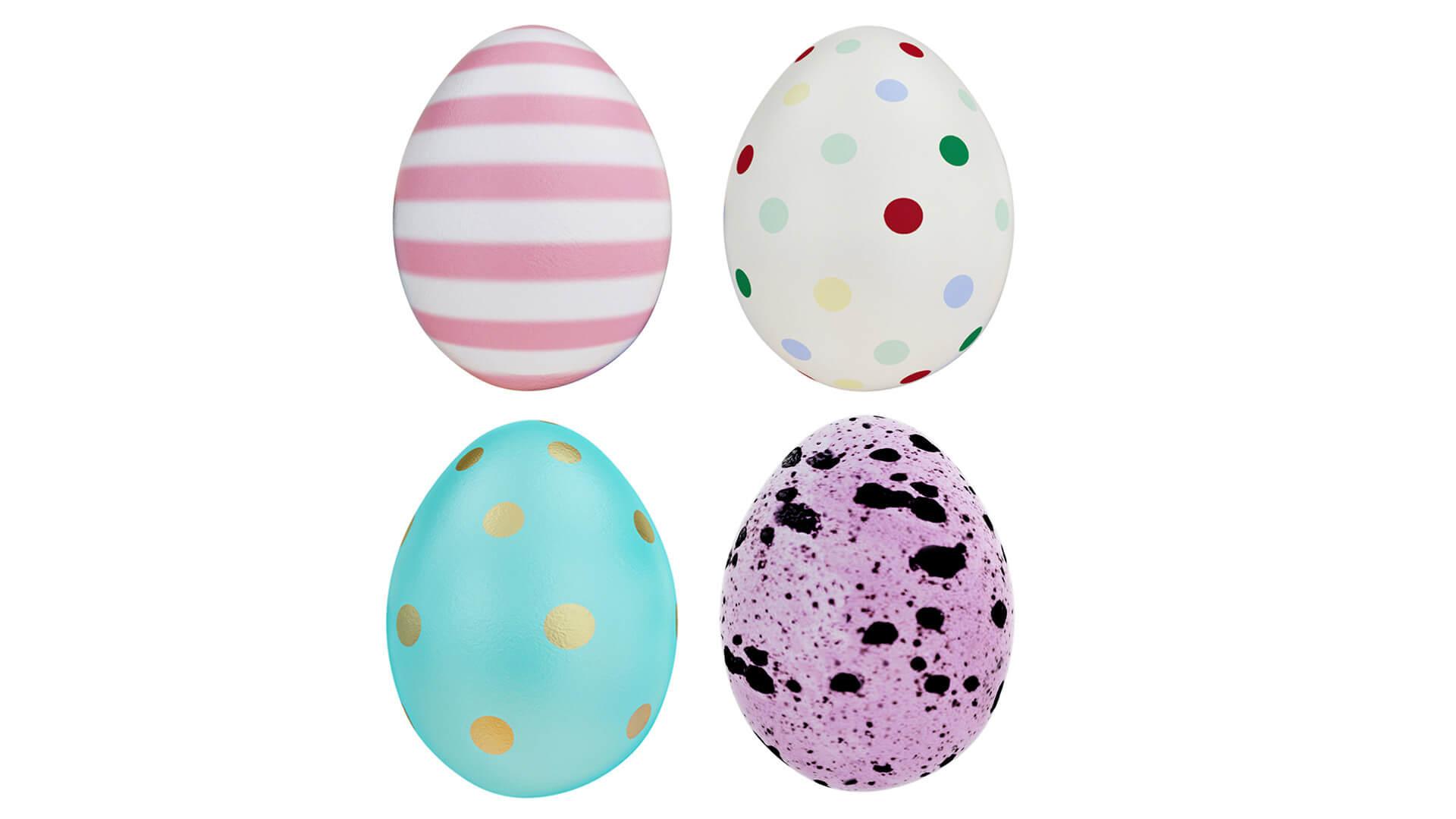 Easter Egg Collection - 3D Model by Xandra Fox