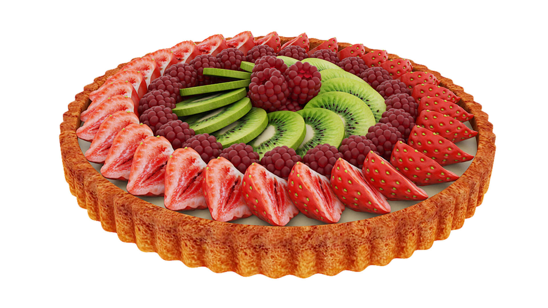 Fruit Berry Cake Collection - 3D Model by Xandra Fox