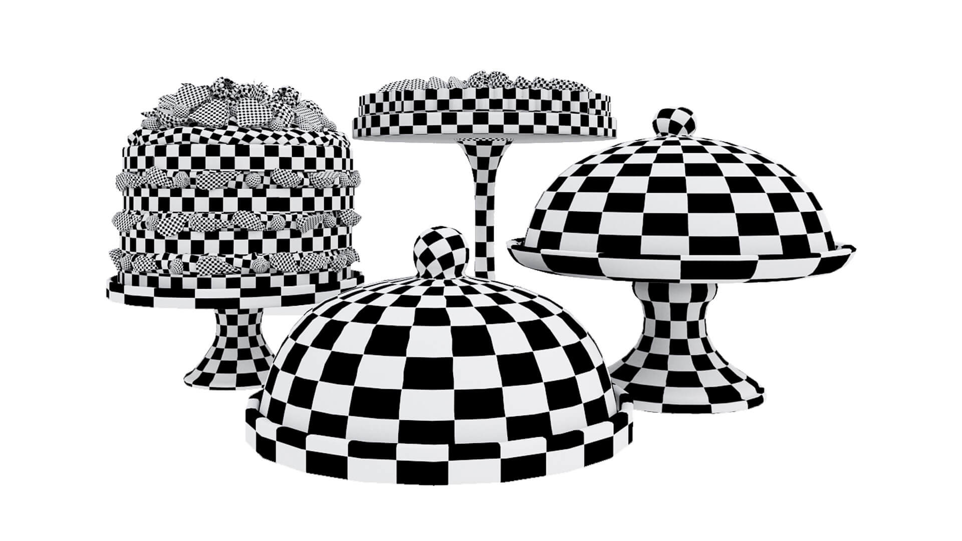 Fruit Berry Cake Collection - 3D Model by Xandra Fox