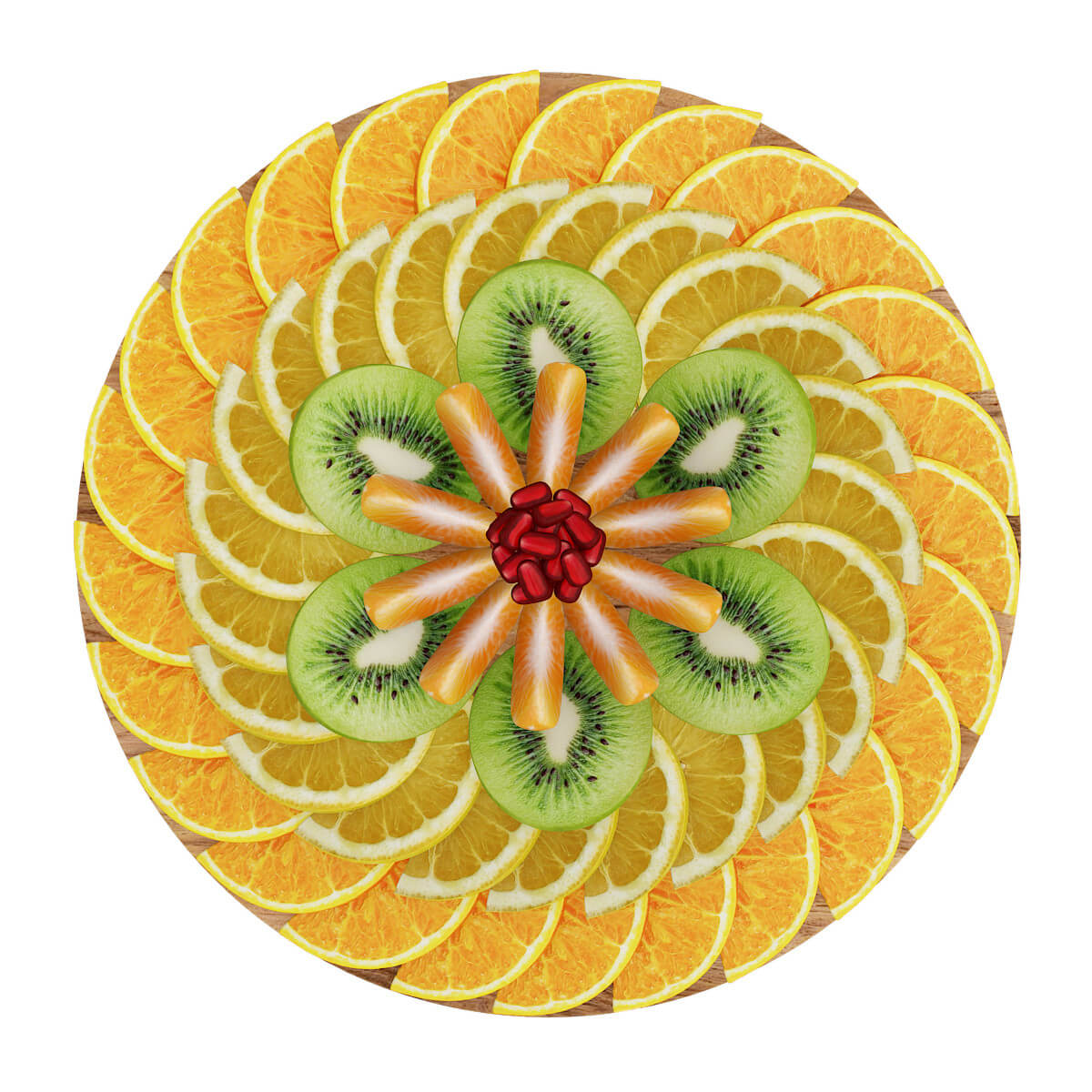 3d Fruit Plate