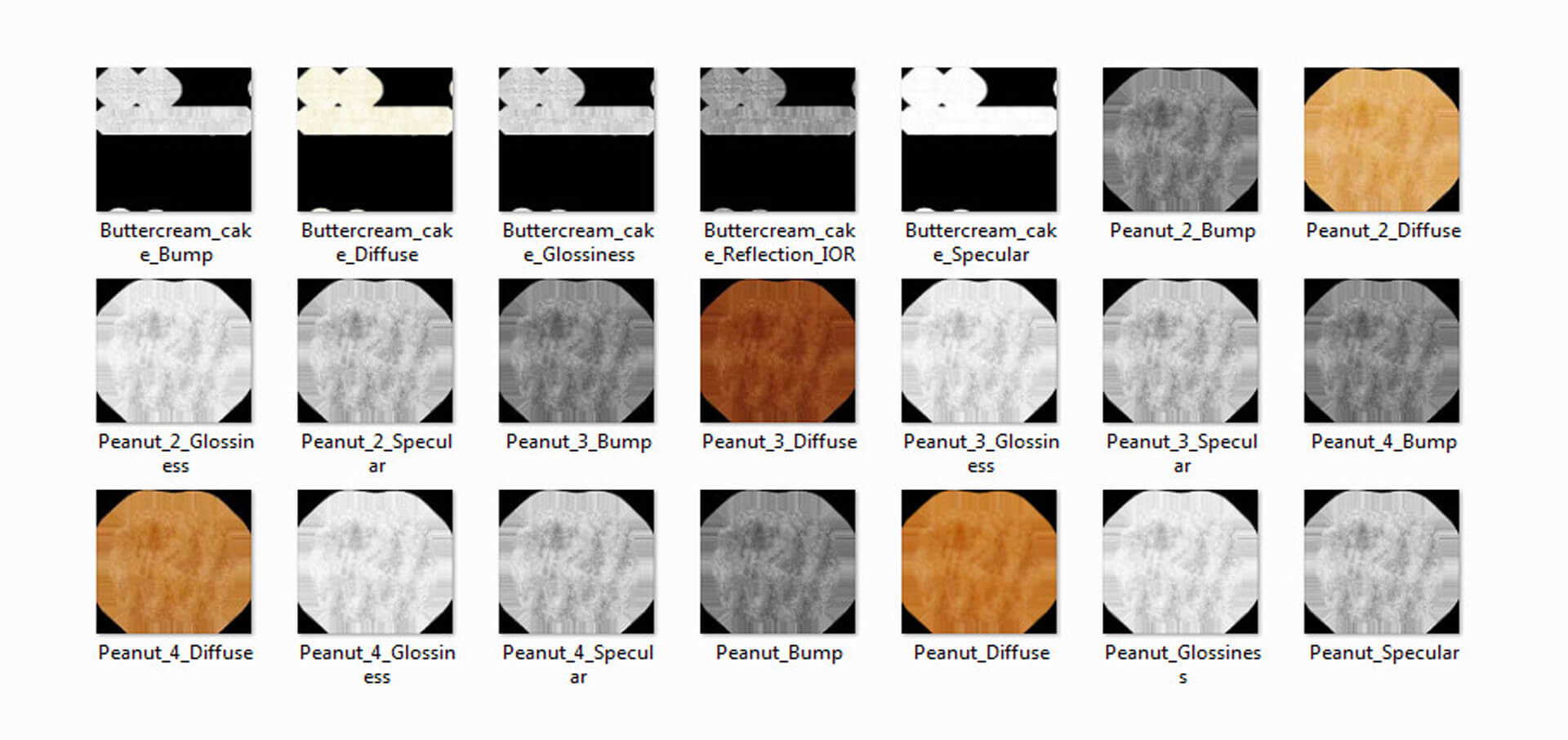 Peanut Buttercream Cake - 3D Model by Xandra Fox