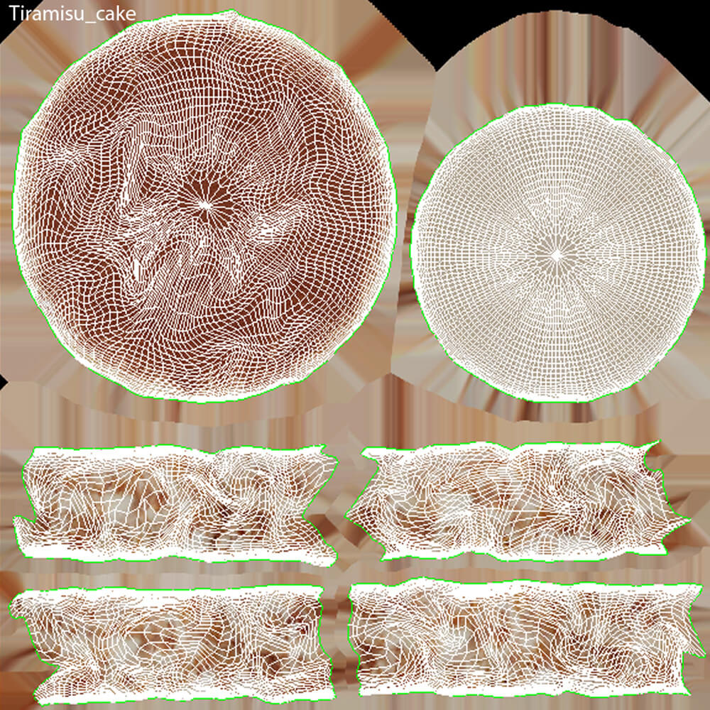 Tiramisu Cake 3d Model By Xandra Fox