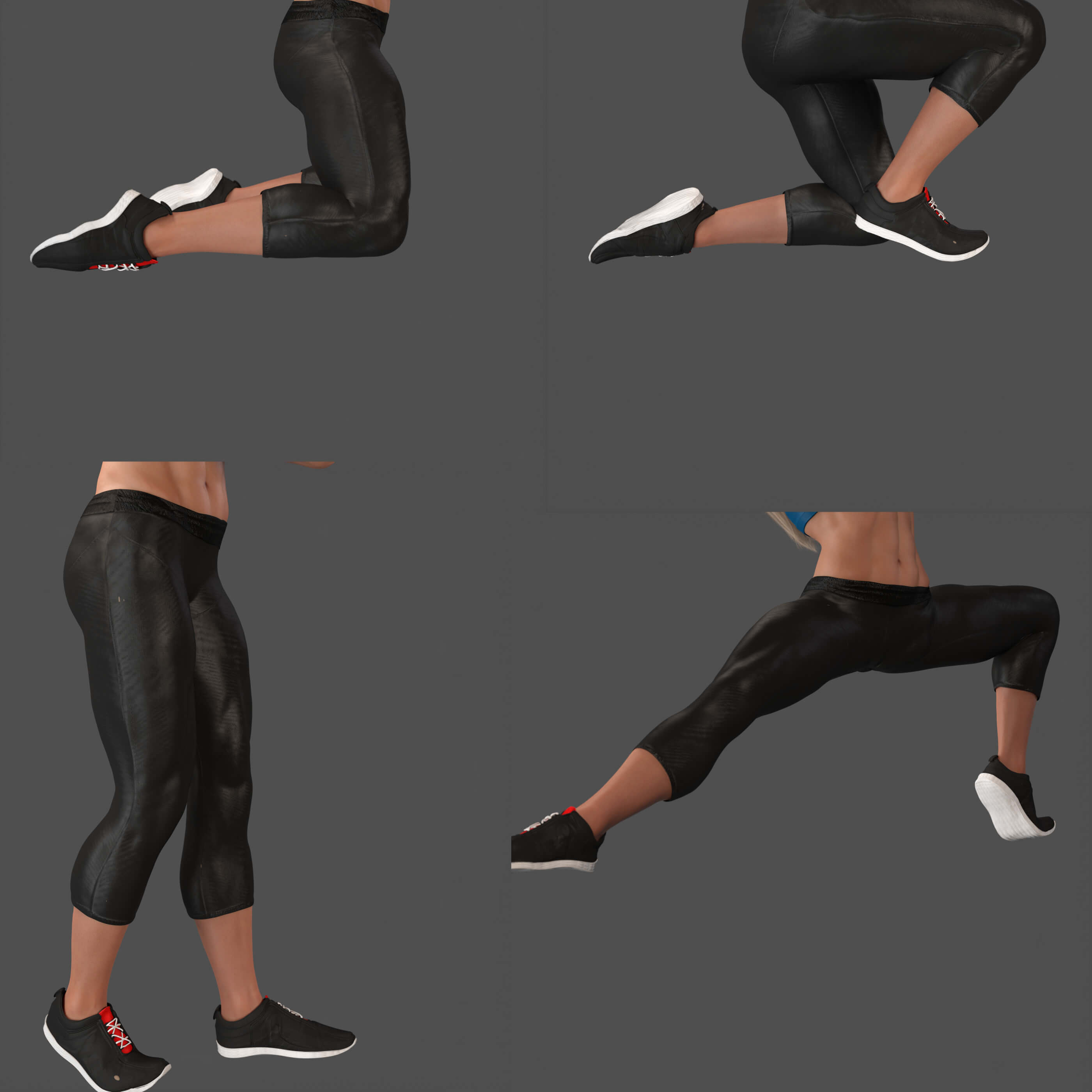 Gym Poses for Genesis 8 and 8.1 Female - V3 Daz Content by Xardas72