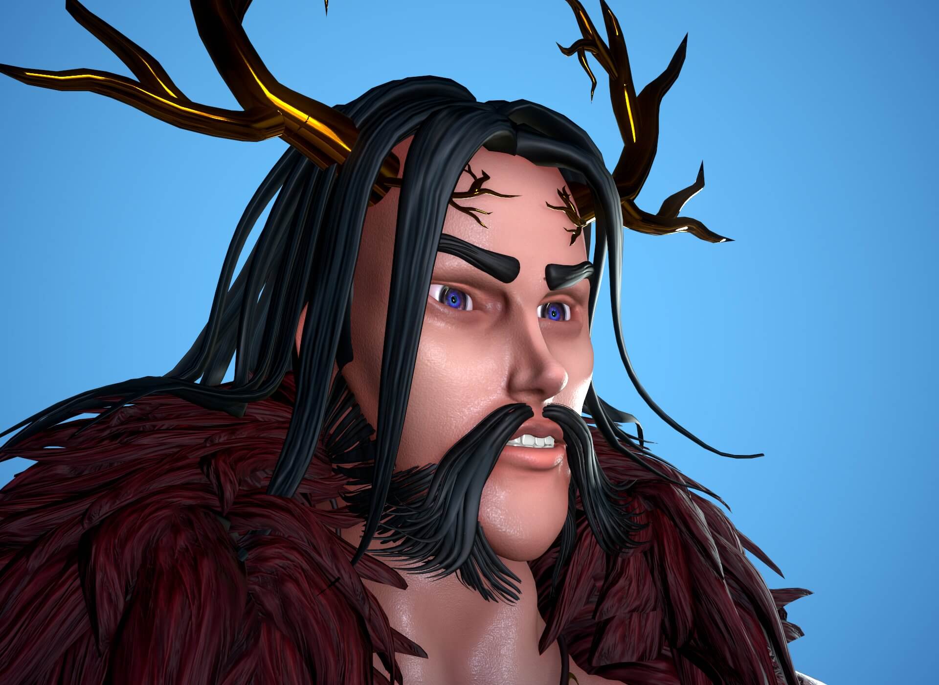 Fantasy Character - Ulgen 3D Model by Xeltor