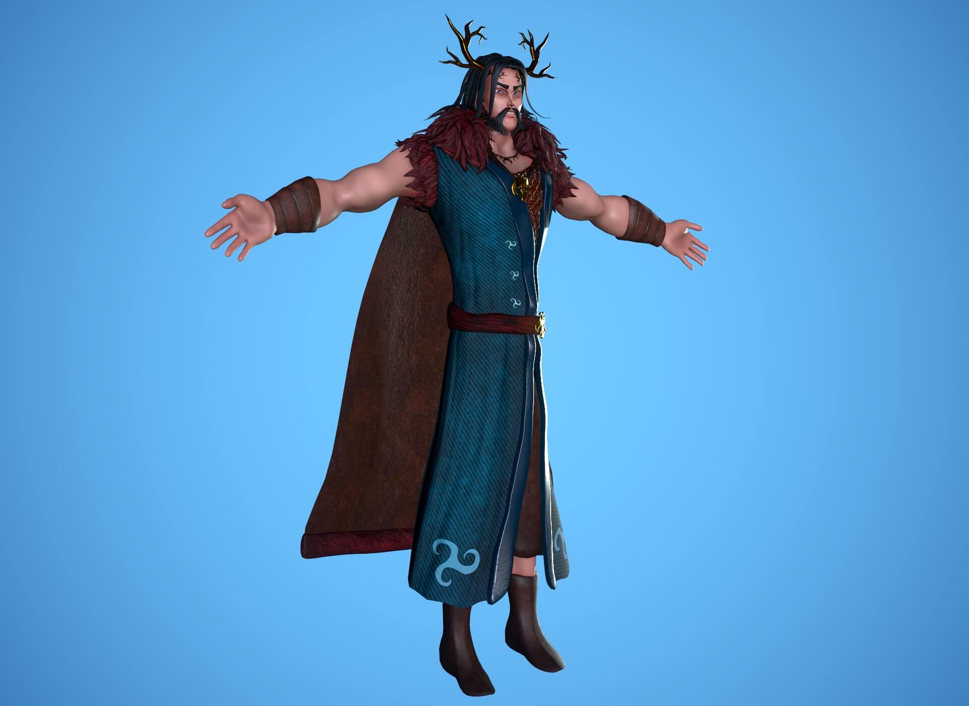 Fantasy Character - Ulgen 3D Model by Xeltor