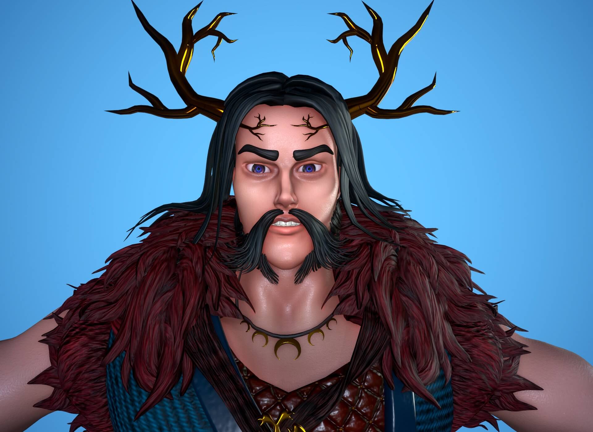 Fantasy Character - Ulgen 3D Model by Xeltor