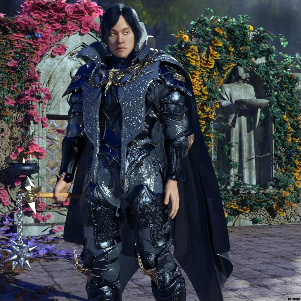 BDO Nightwarden Outfit for G8M - Free Daz Content by xenaith