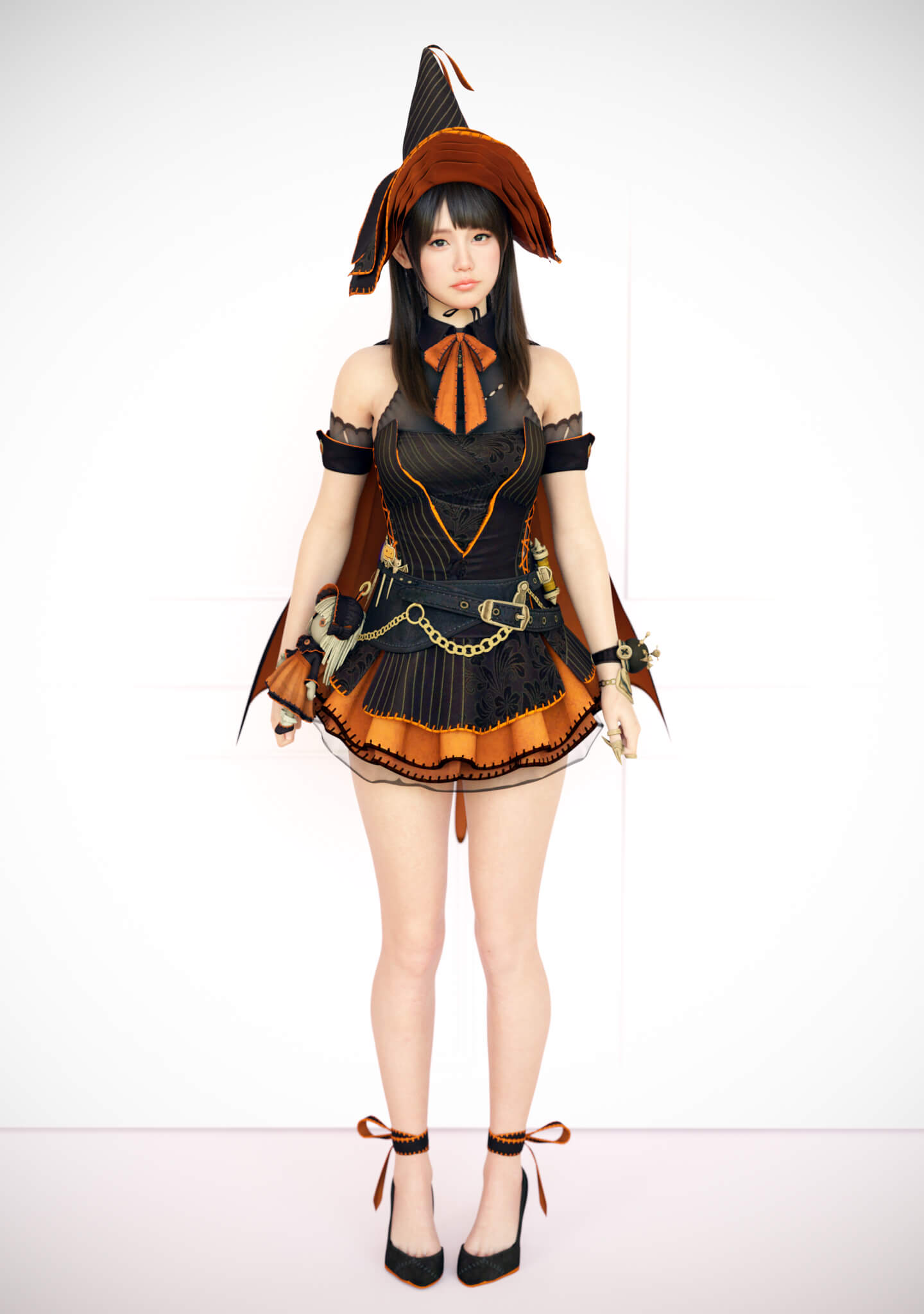 BDO Pumpkin Outfit for G8F - Free Daz Content by xenaith