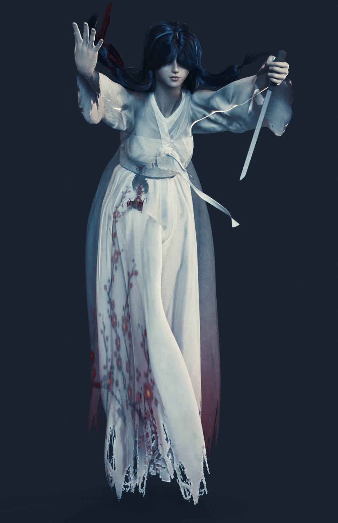 BDO Songakshi Outfit for G8F - Free Daz Content by xenaith