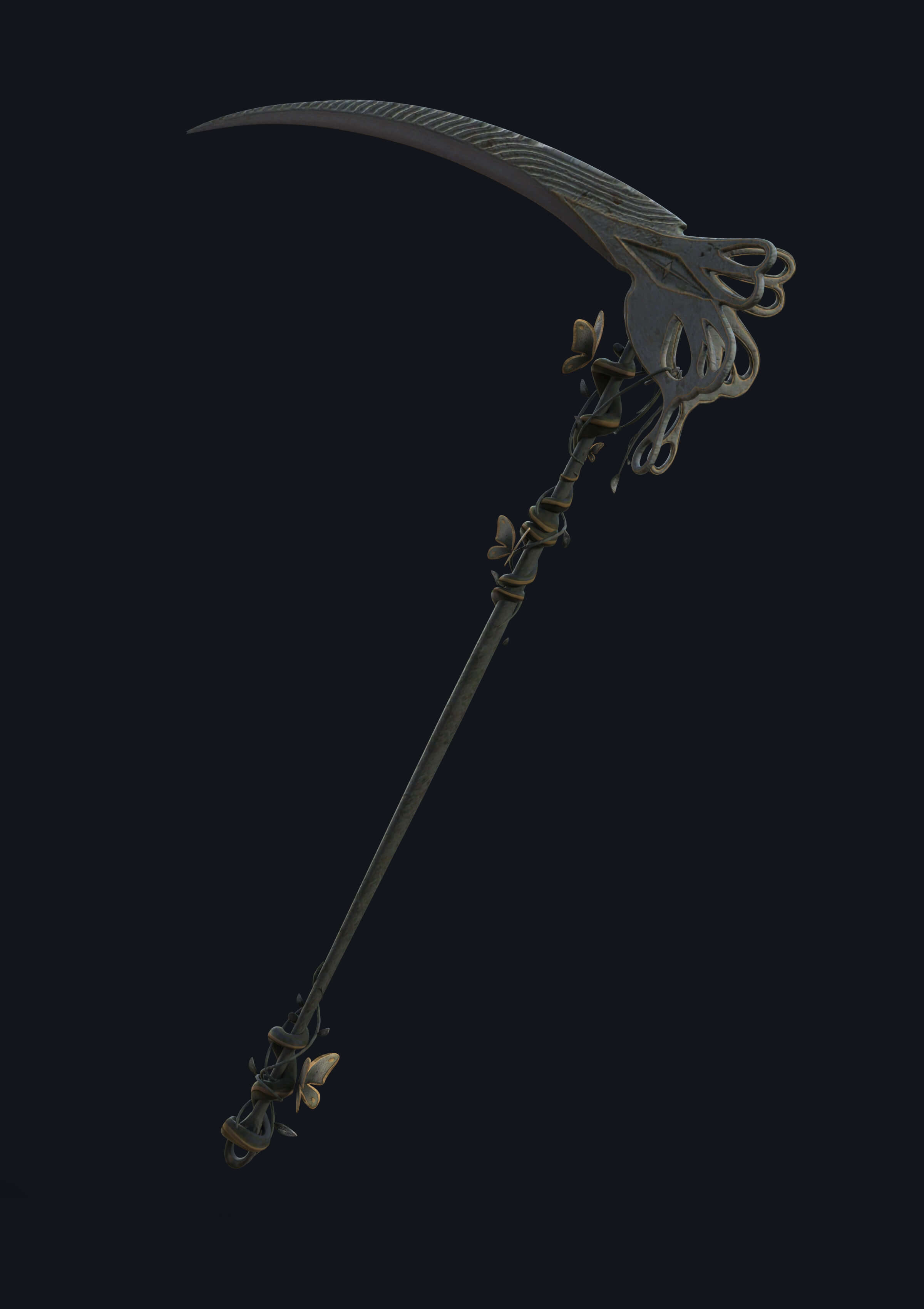 BDO Sorceress Scythes 3 - Free Daz Content by xenaith