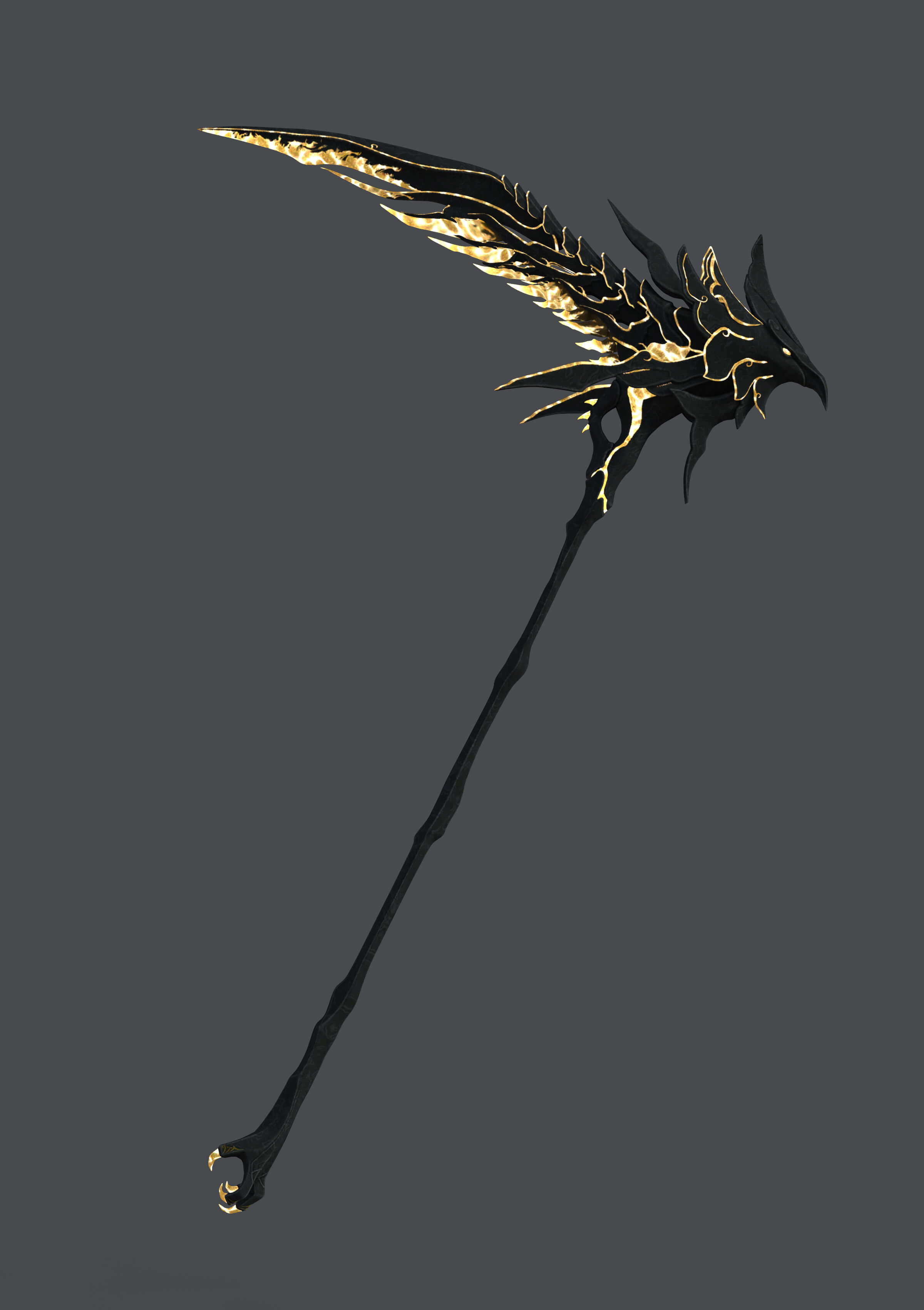 BDO Sorceress Sovereign Scythe - Free Daz Content by xenaith