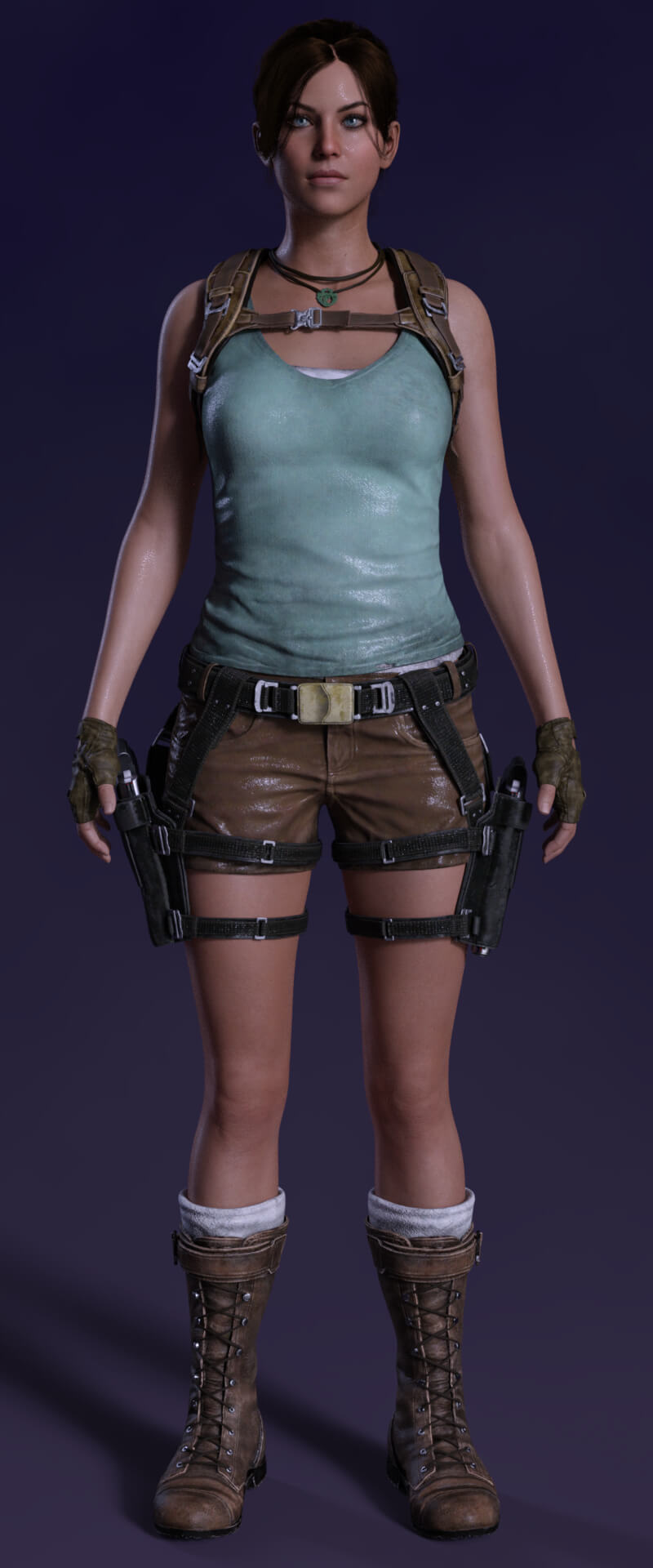 COD MW2 Lara Croft for G8F - Daz Content by xenaith