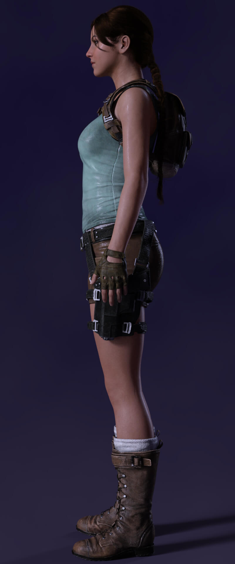 COD MW2 Lara Croft for G8F - Daz Content by xenaith