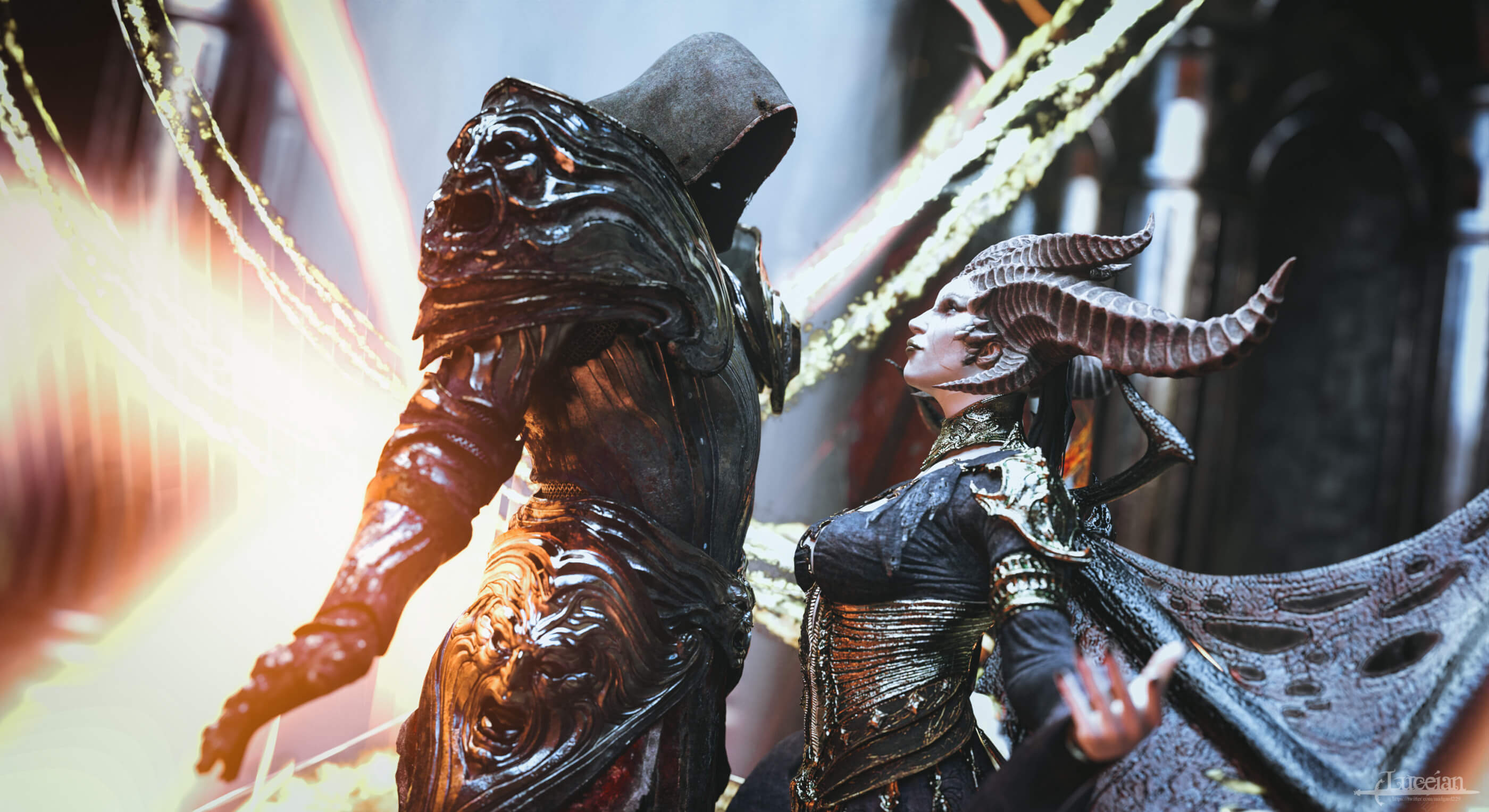 Diablo 4 Inarius for G8M - Daz Content by xenaith