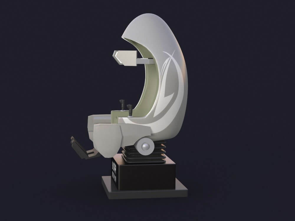 VR Egg Cinema Science - 3D Model by xiaohanbing