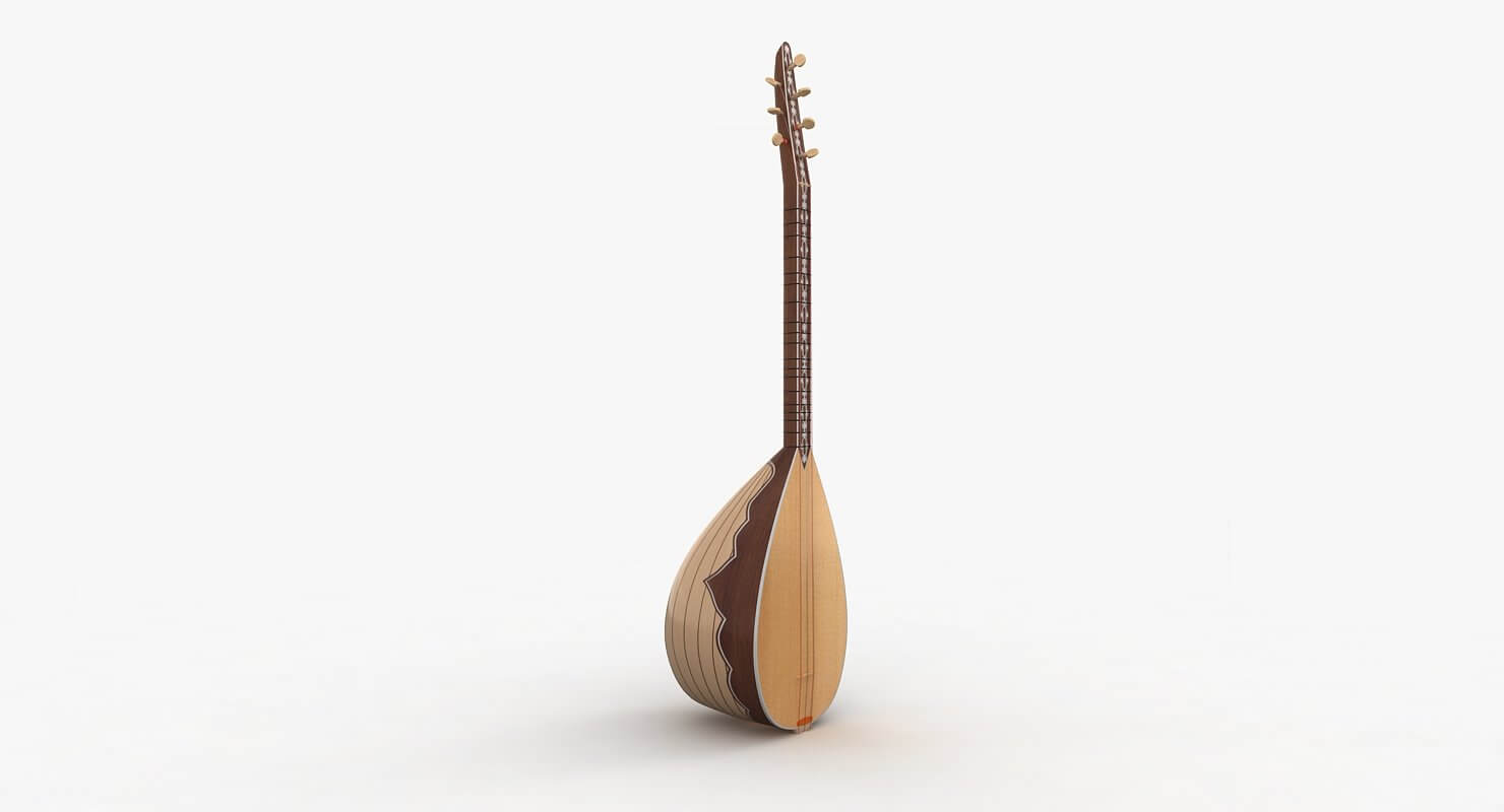 Baglama Music Instrument - 3D Model by xnastudios