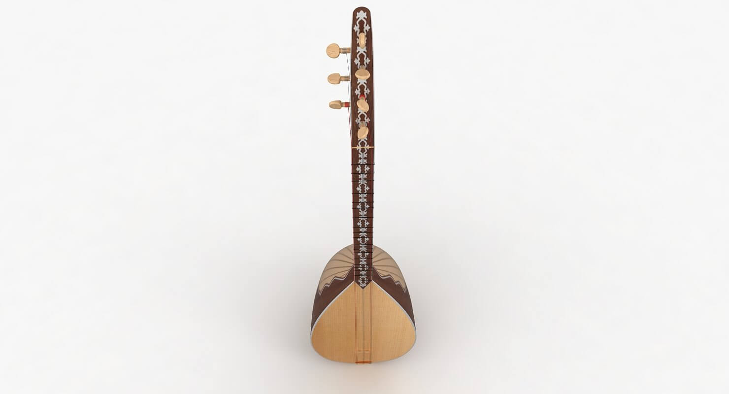Baglama Music Instrument - 3D Model by xnastudios