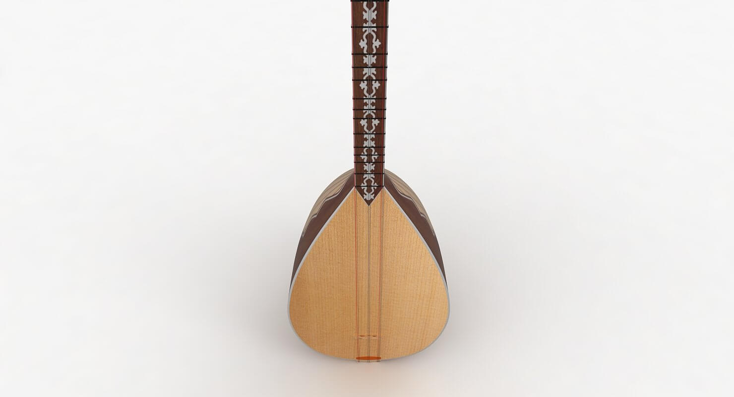 Baglama Music Instrument - 3D Model by xnastudios