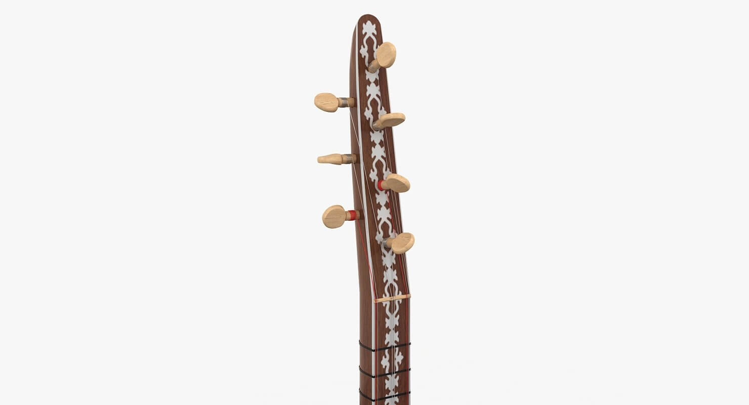 Baglama Music Instrument - 3D Model by xnastudios