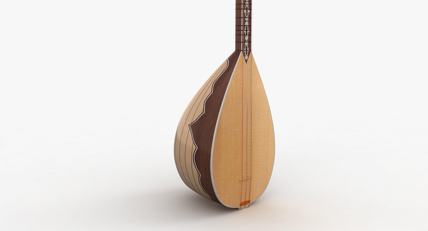 Baglama Music Instrument - 3D Model by xnastudios