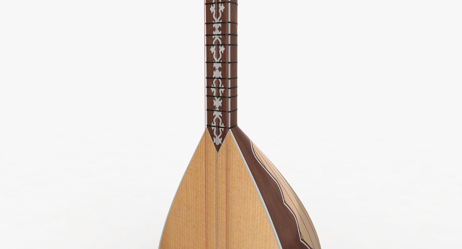 Baglama Music Instrument - 3D Model by xnastudios