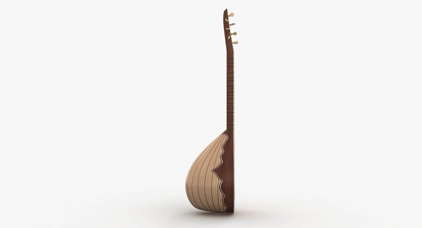 Baglama Music Instrument - 3D Model by xnastudios