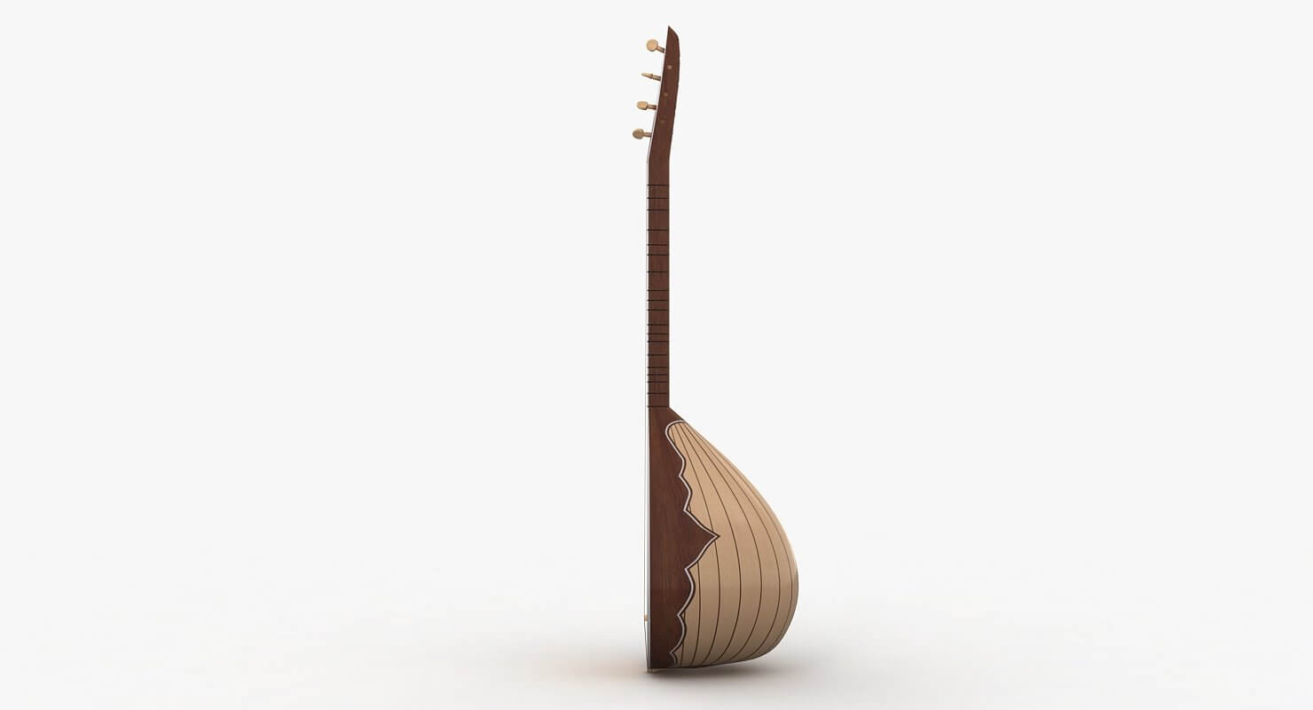 Baglama Music Instrument - 3D Model by xnastudios