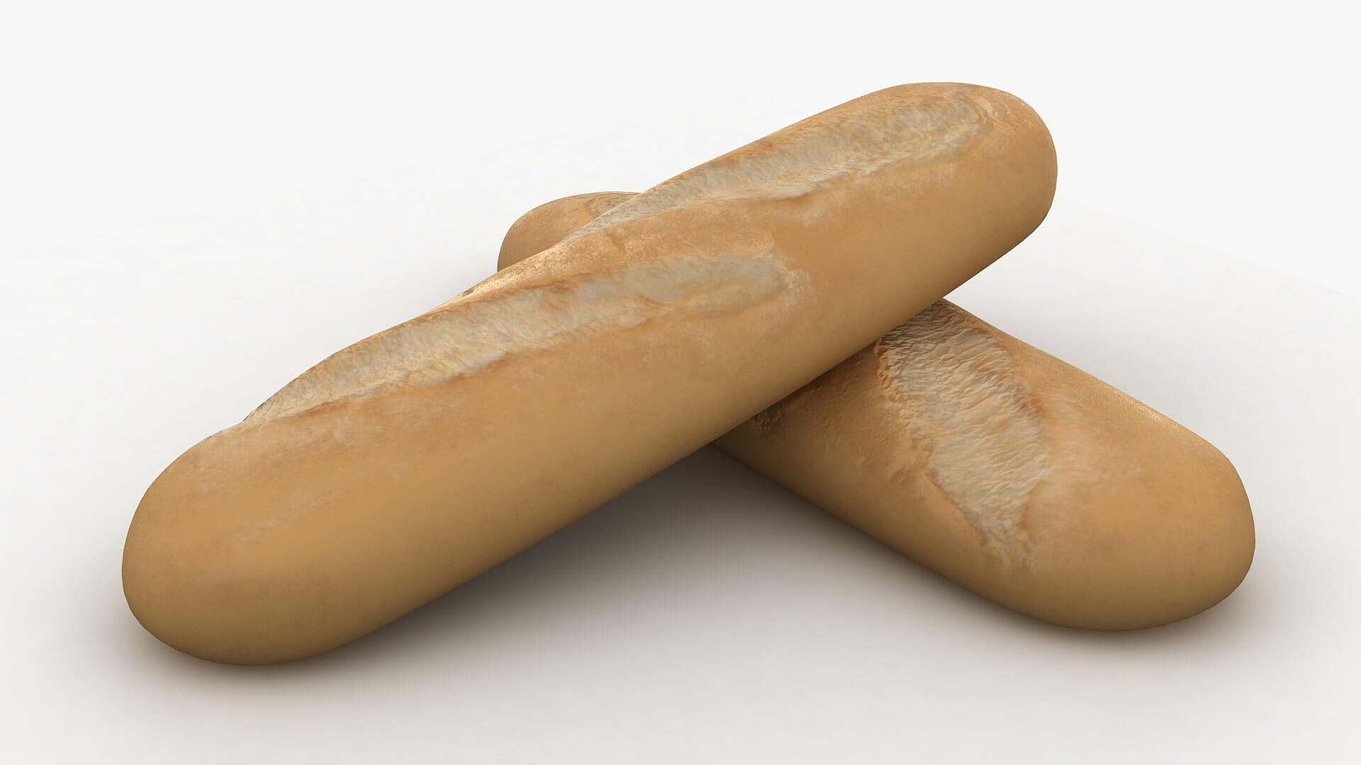Bread - 3D Model by xnastudios