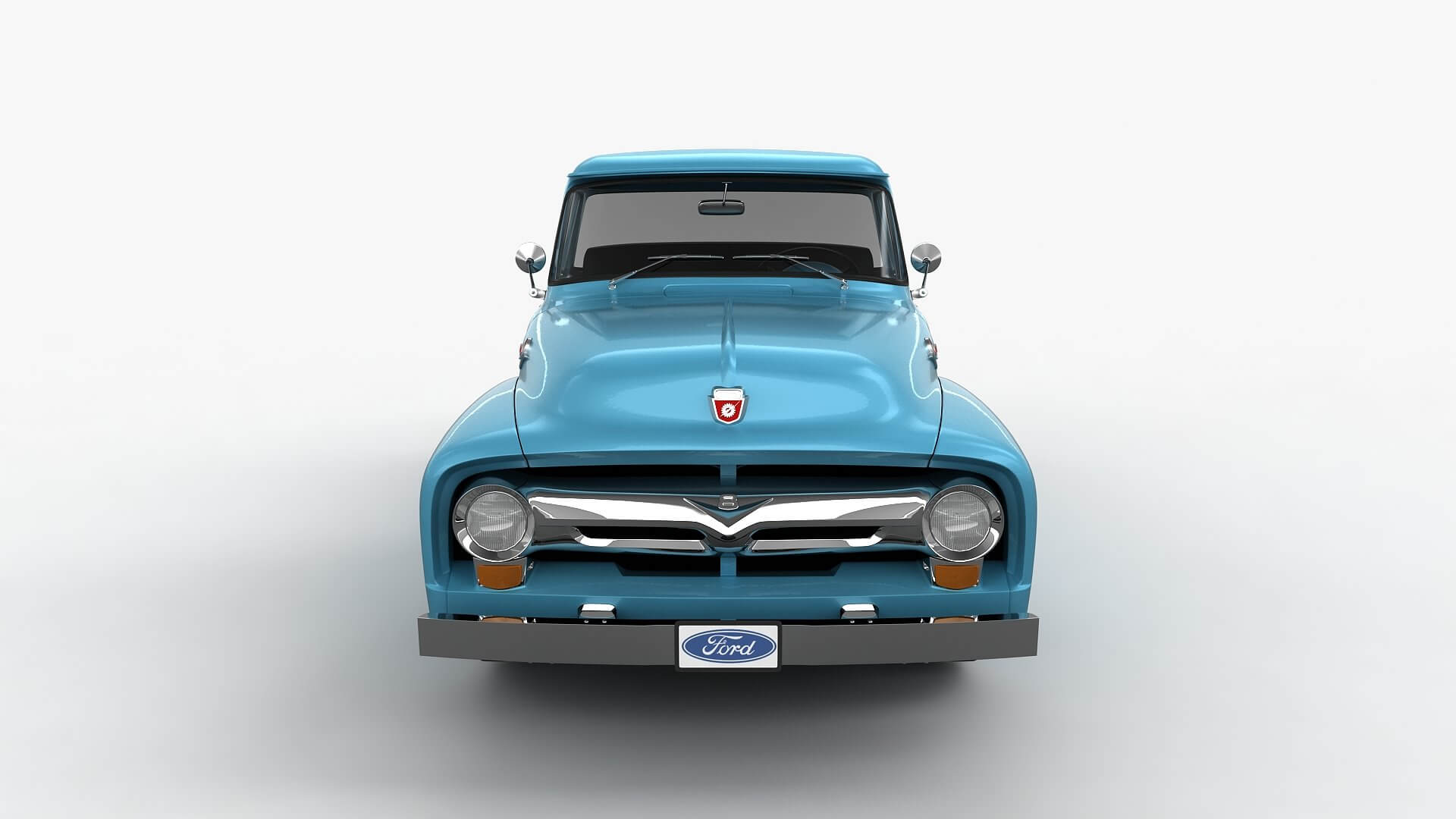 Ford F100 1956 - 3D Model by xnastudios