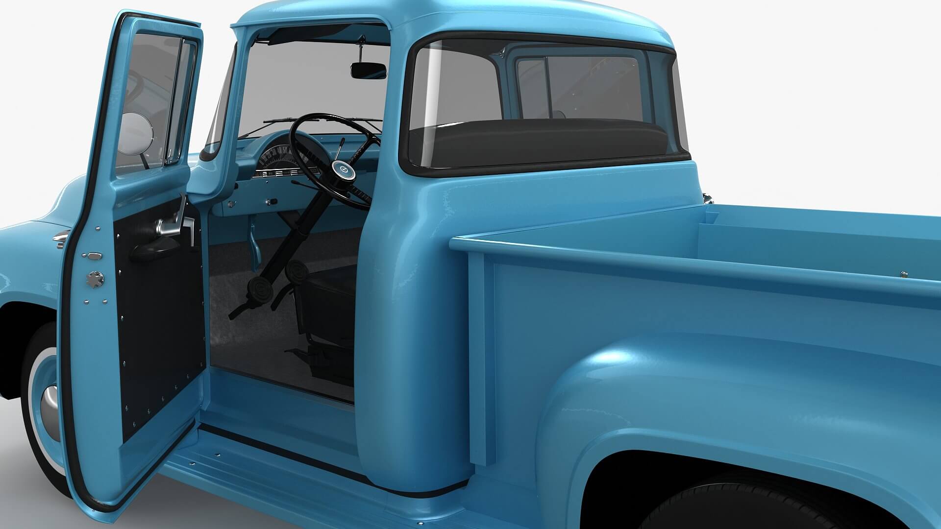 Ford F100 1956 - 3D Model by xnastudios