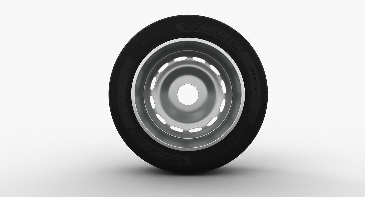 Mercedes-Benz 280 SL Wheel 3D Model by xnastudios