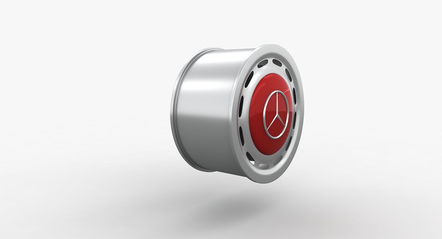 Mercedes-Benz 280 SL Wheel 3D Model by xnastudios