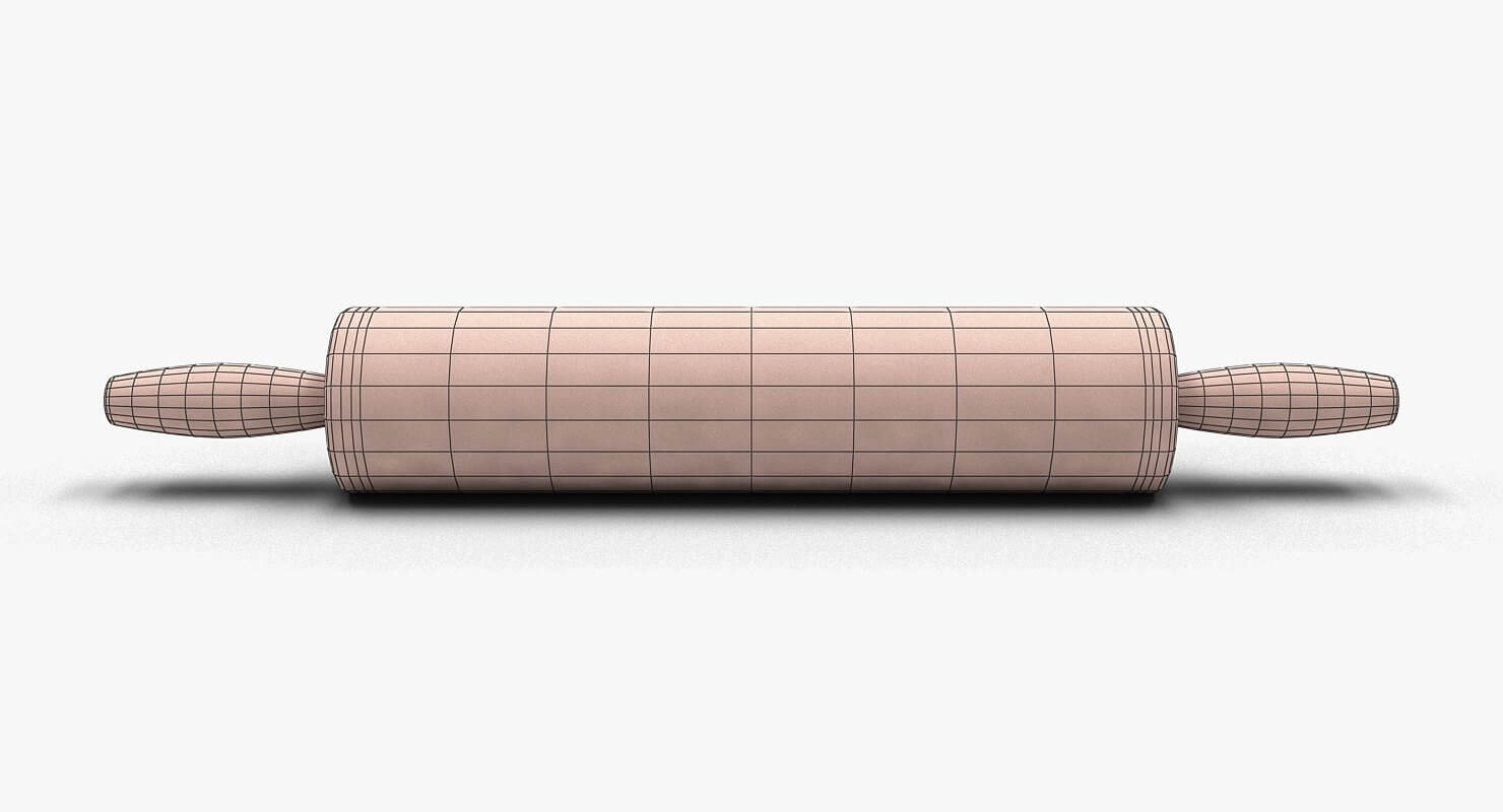 Rolling Pin - 3D Model by xnastudios