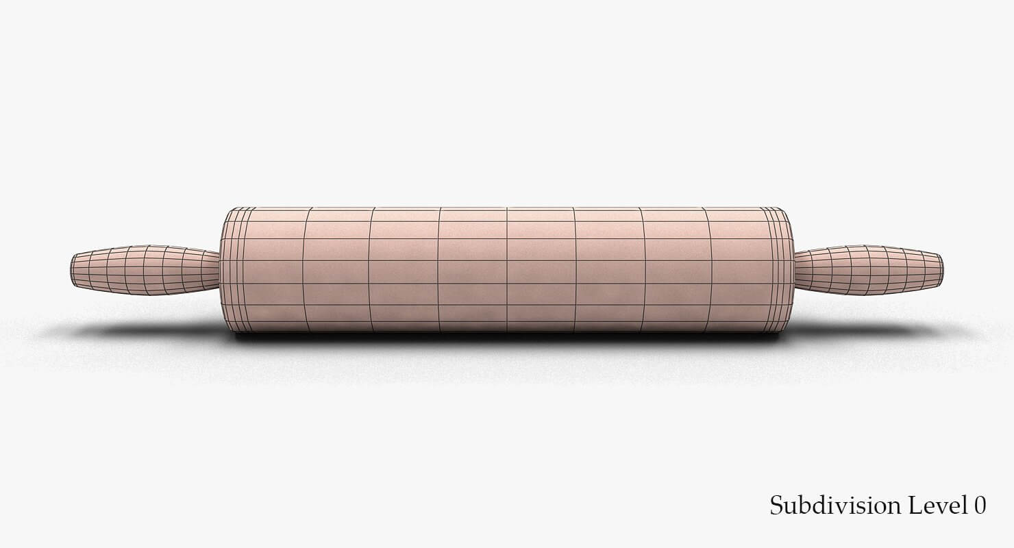 Rolling Pin - 3D Model by xnastudios