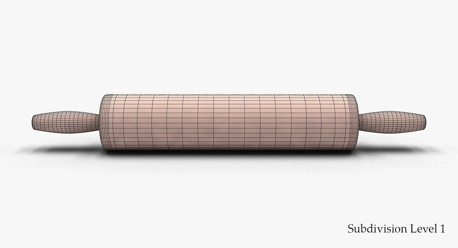 Rolling Pin - 3D Model by xnastudios