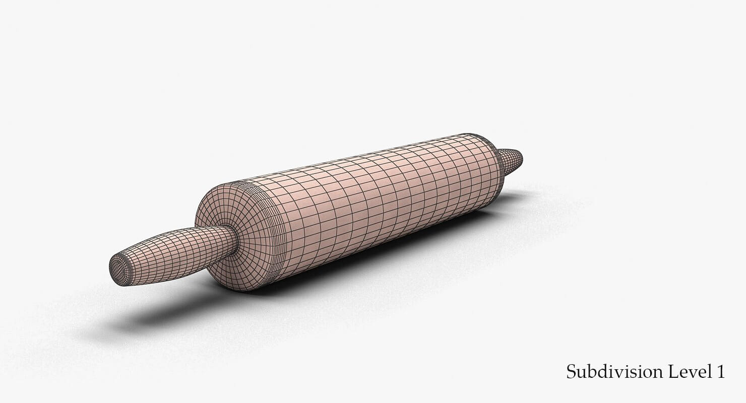 Rolling Pin - 3D Model by xnastudios