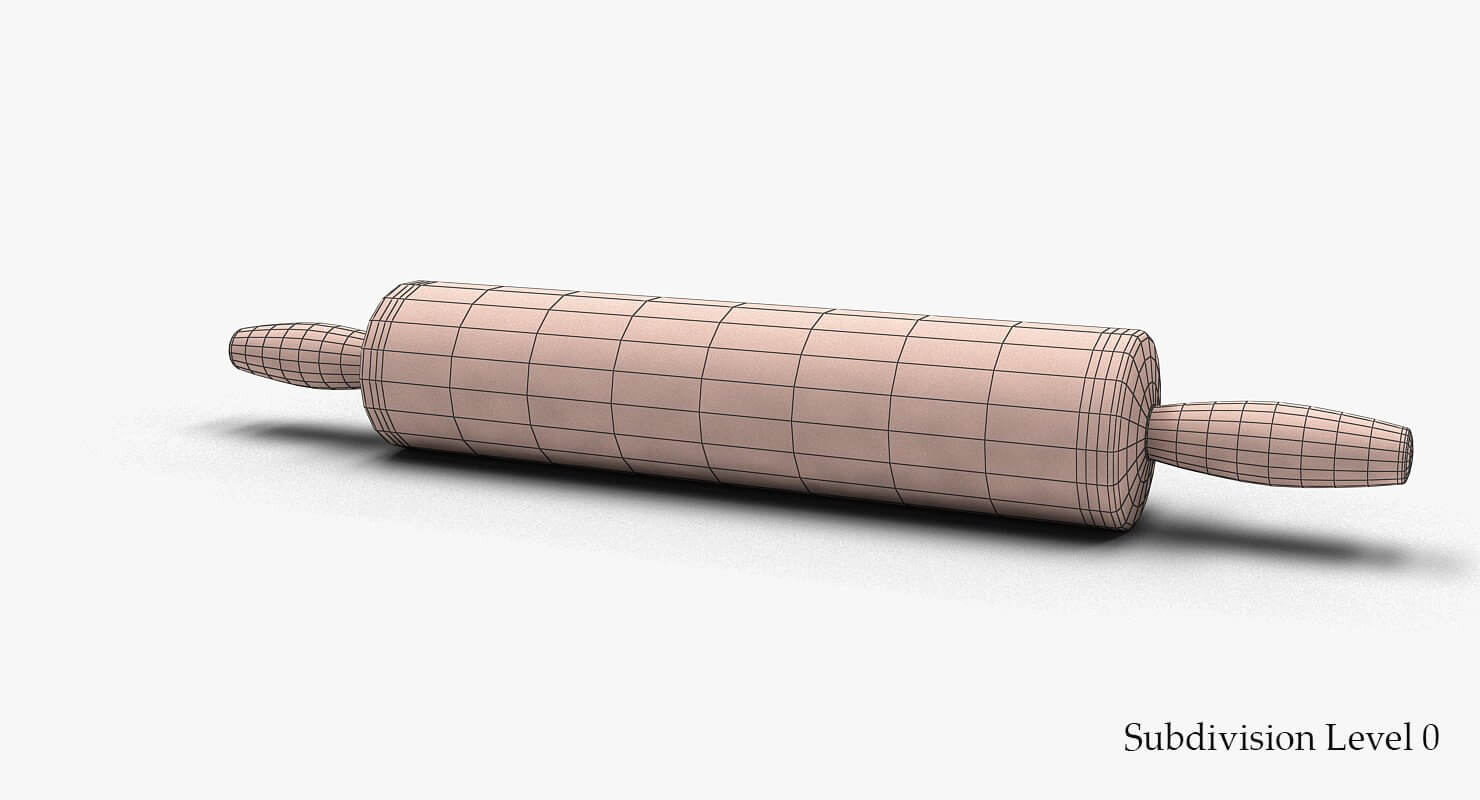 Rolling Pin - 3D Model by xnastudios