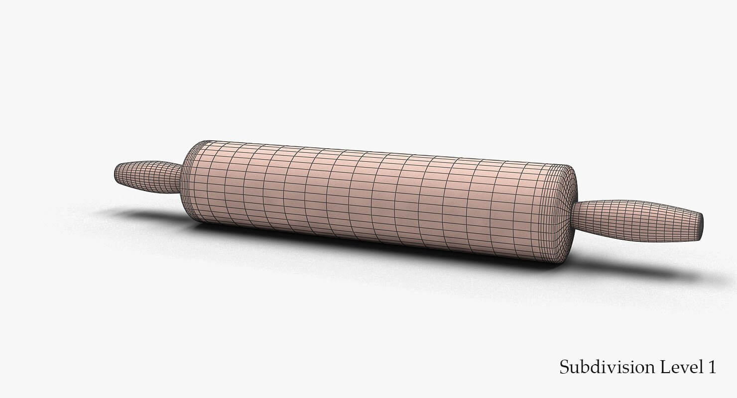 Rolling Pin - 3D Model by xnastudios