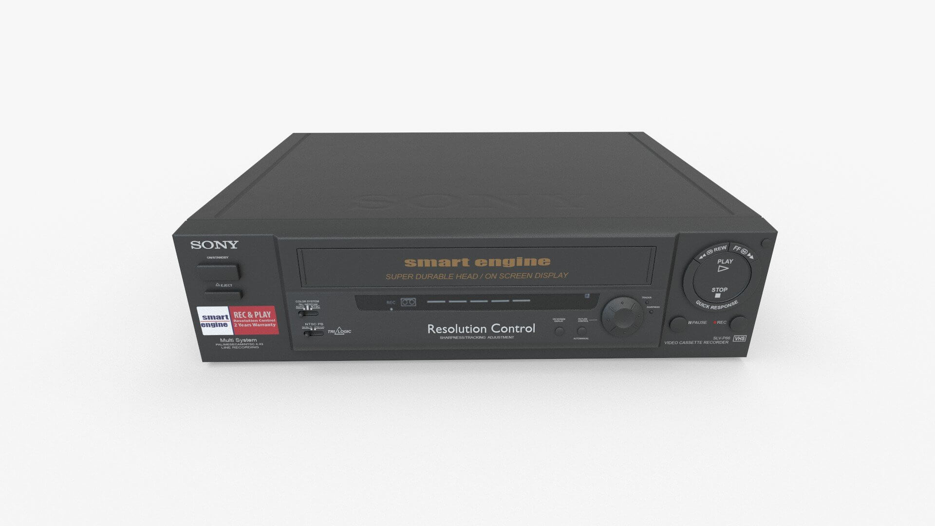 Sony VHS Video Player - 3D Model by xnastudios
