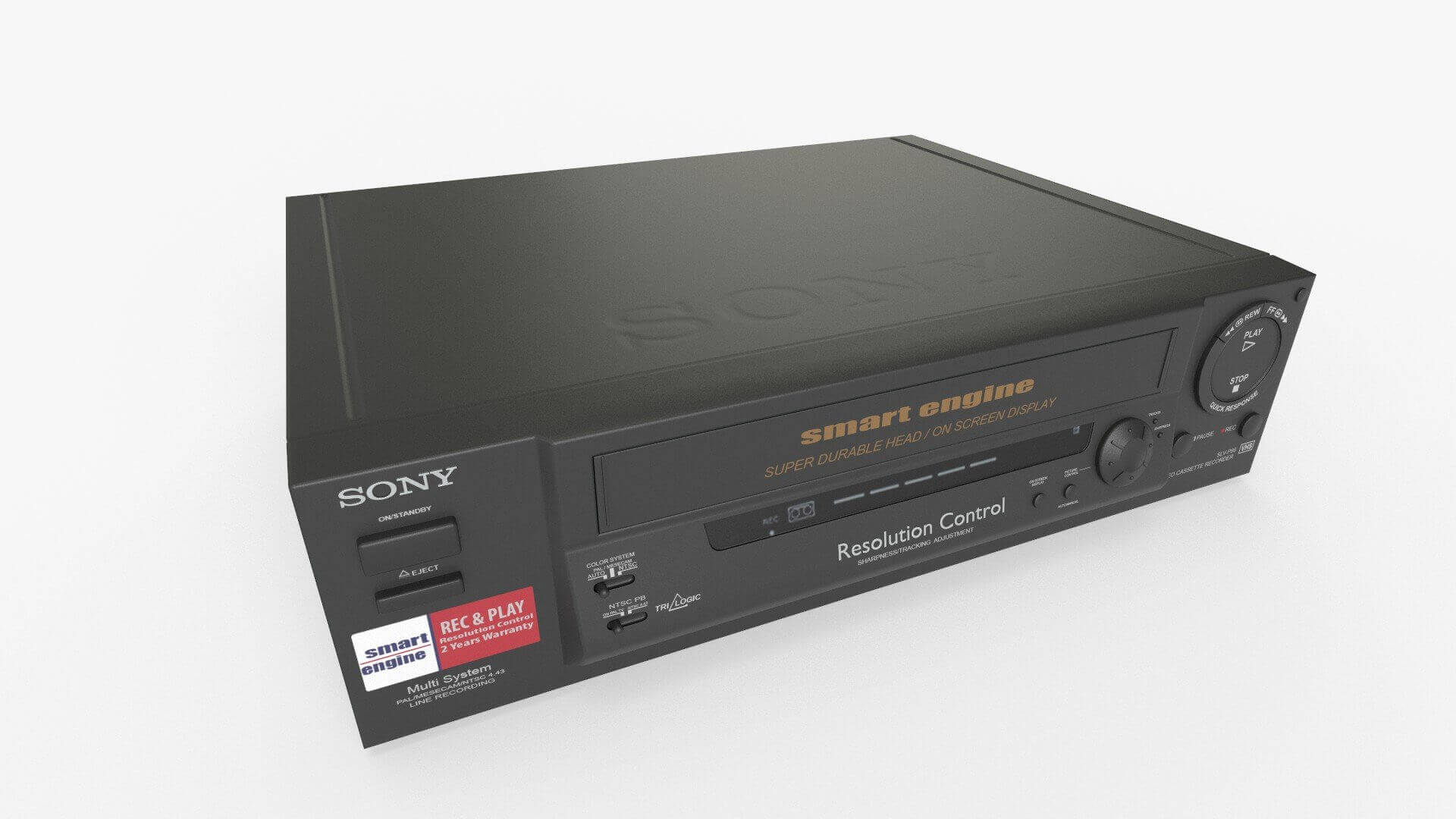 Sony VHS Video Player - 3D Model by xnastudios