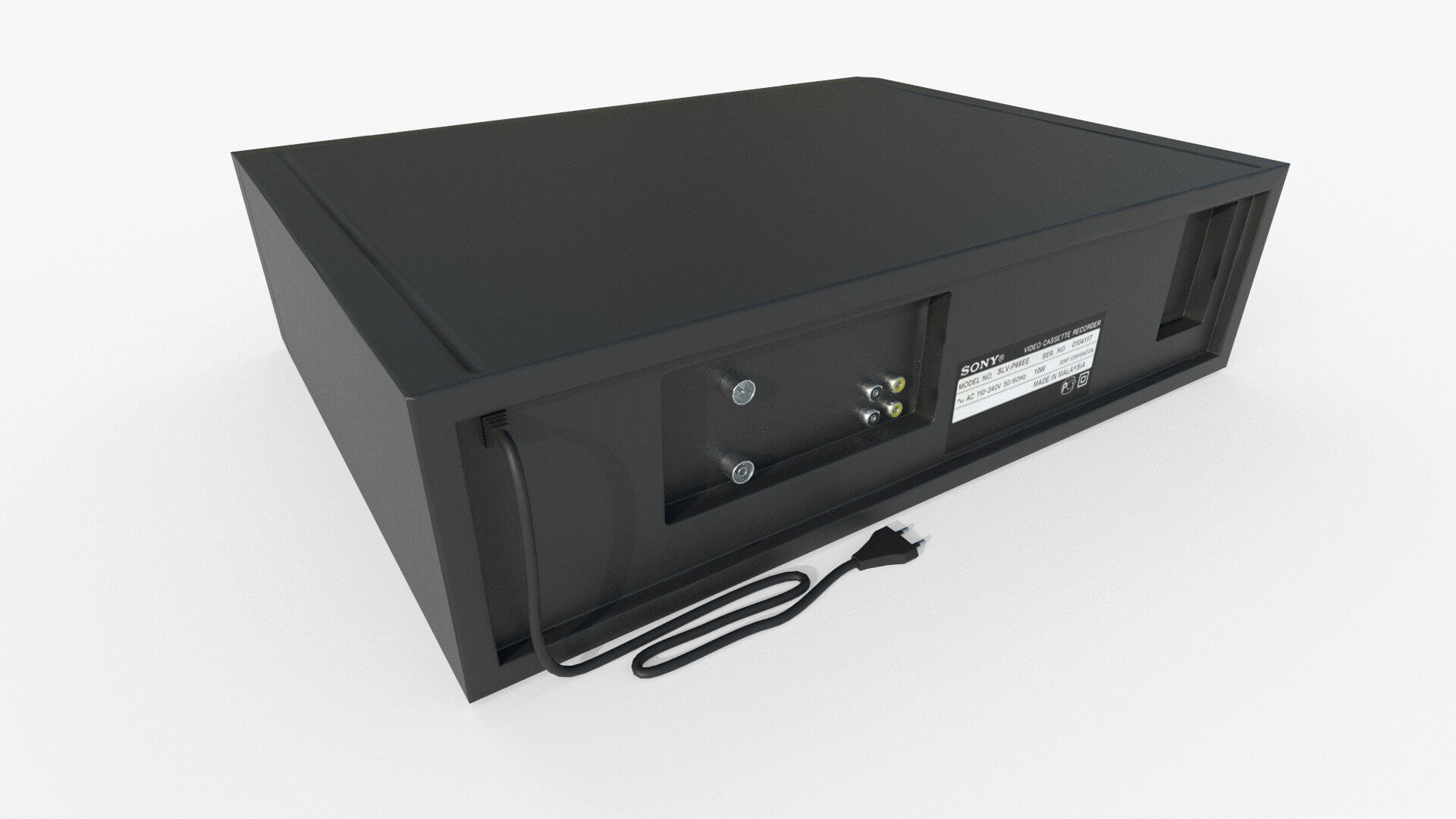 Sony VHS Video Player - 3D Model by xnastudios