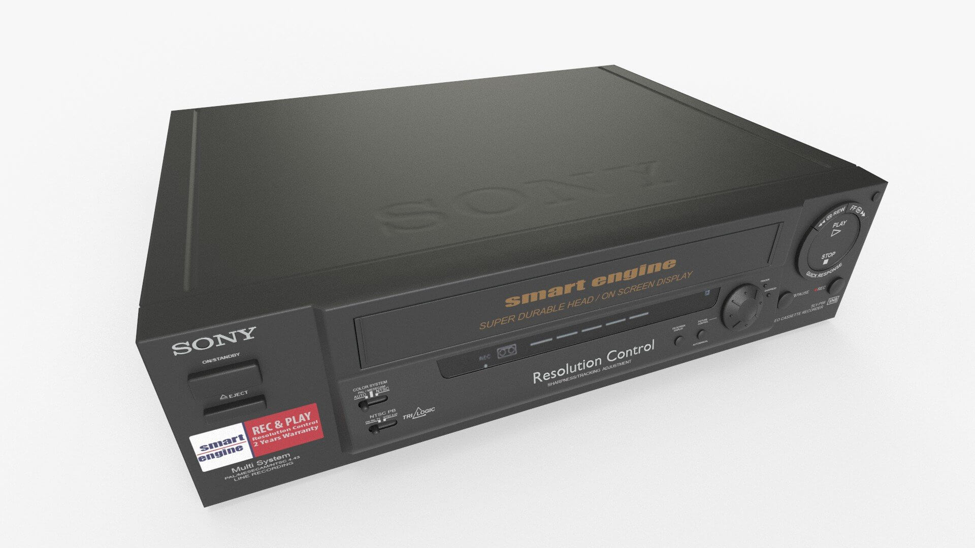 Sony VHS Video Player - 3D Model by xnastudios