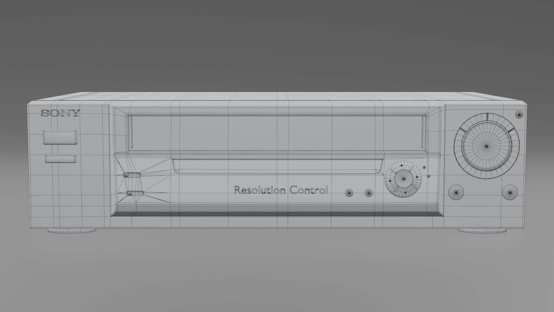 Sony VHS Video Player - 3D Model by xnastudios